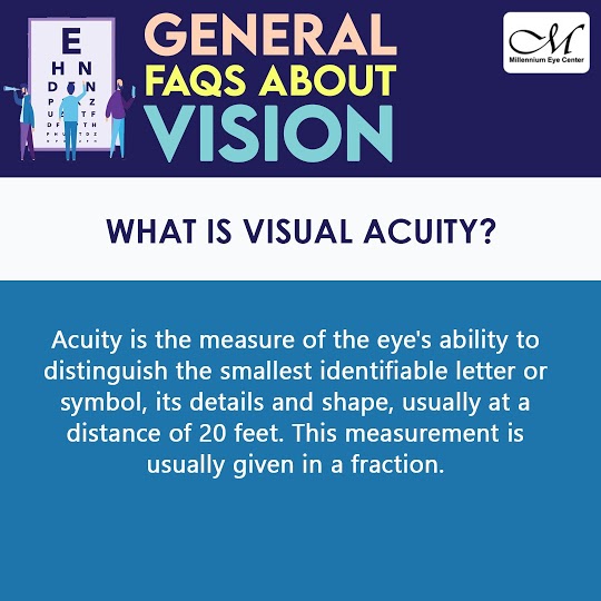 What Is Visual Acuity Millennium Eye Center
